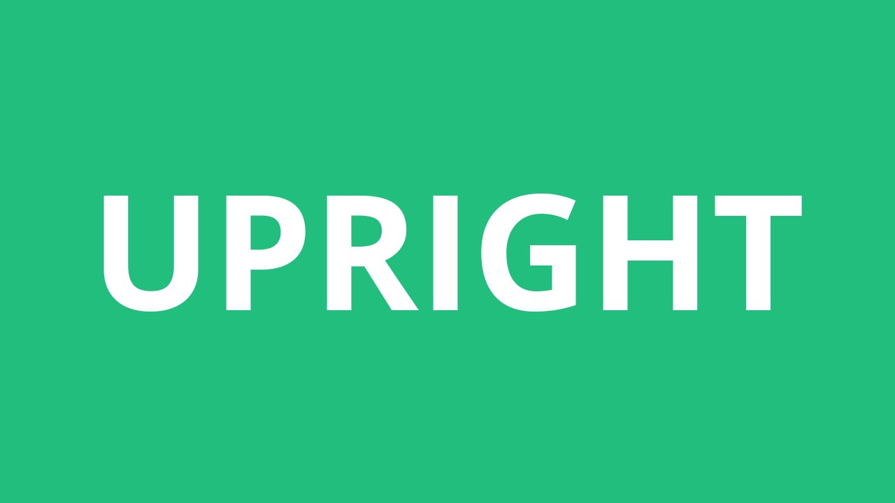 Upright Meaning