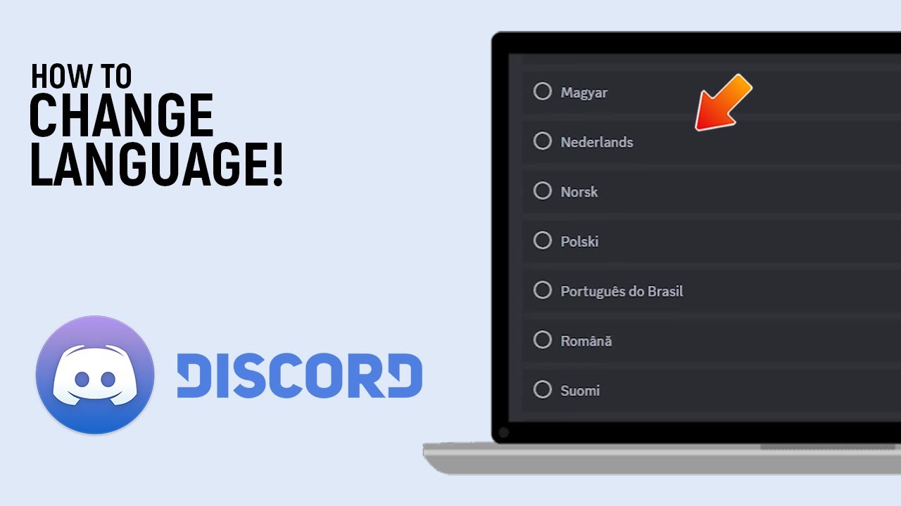 How to Change Display/APP Language on Discord in PC/Laptop [easy] - YouTube