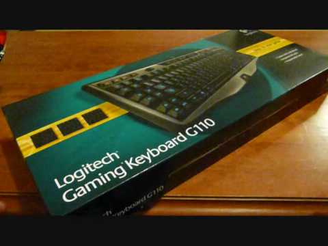Logitech G110 Gaming Keyboard - Unboxing and Quick Look - YouTube