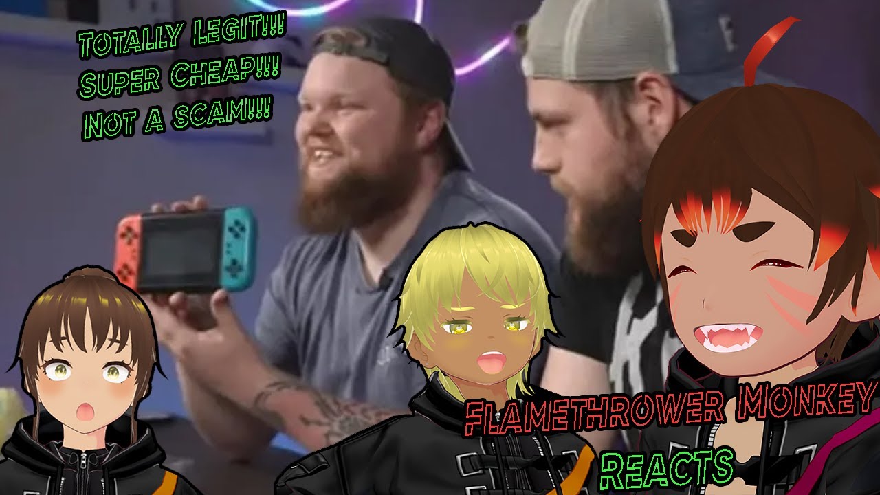 These dudes tried Temu?! - Flamethrower Monkey [Vtuber] - YouTube
