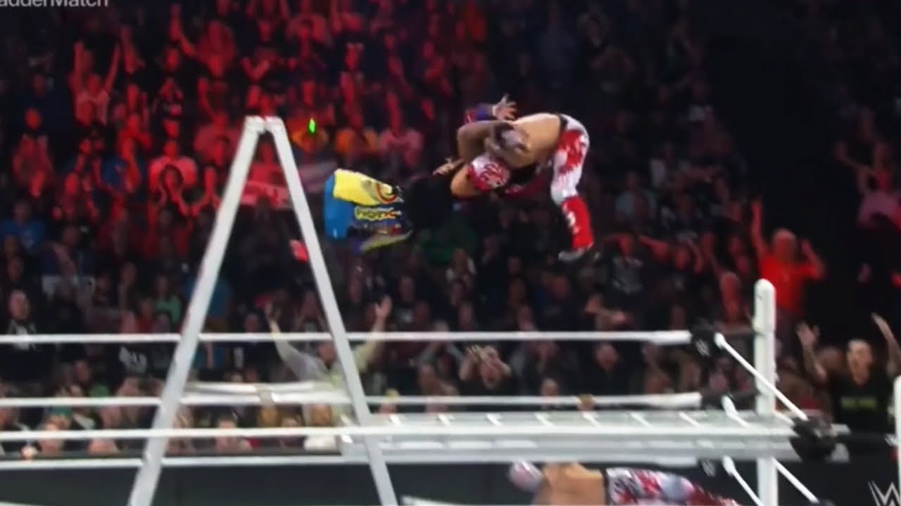 WWE Extreme Ladder Moments of All Time - YouTube