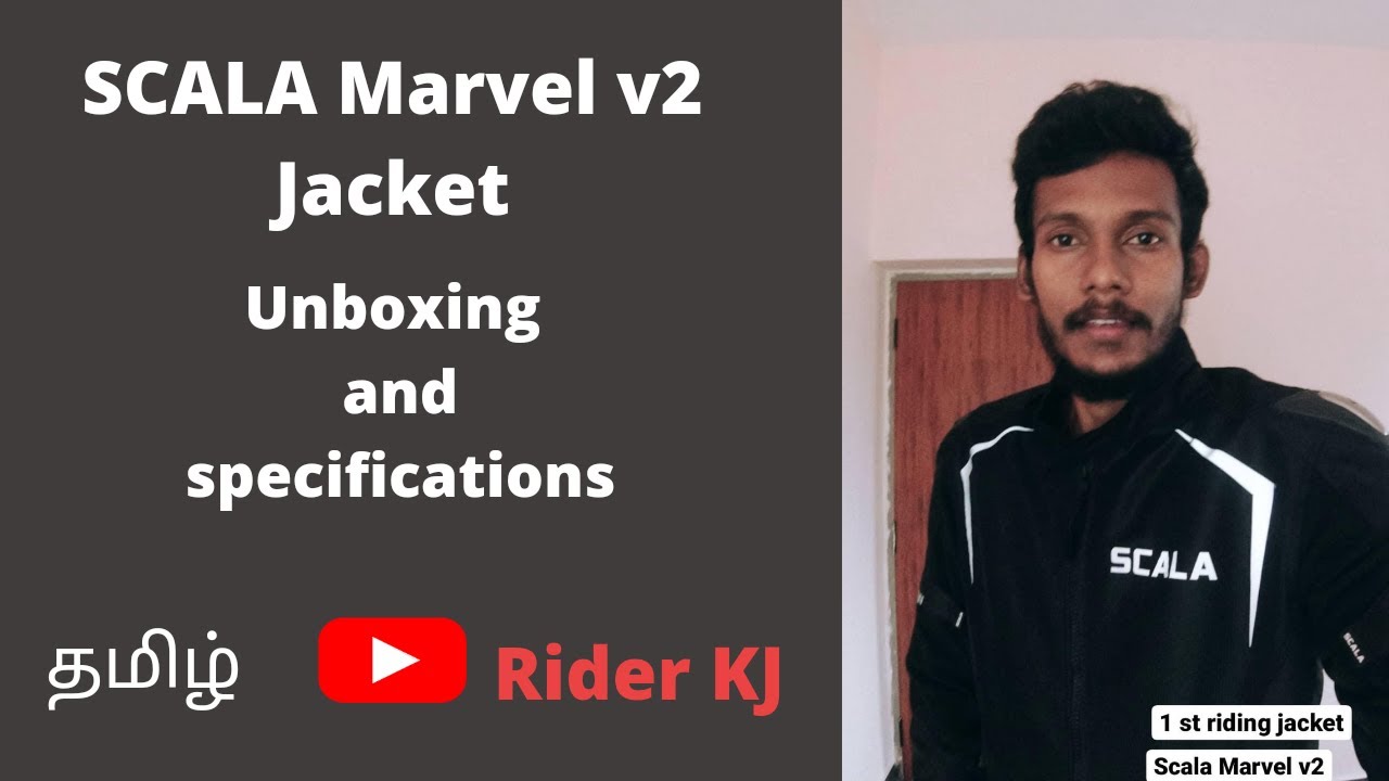 Scala Marvel V2 jacket | Unboxing and specifications | Tamil - YouTube