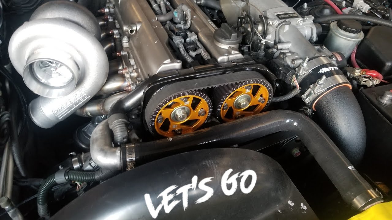 Part3. 98 Supra Engine Mods and Turbo Kit go in! - YouTube