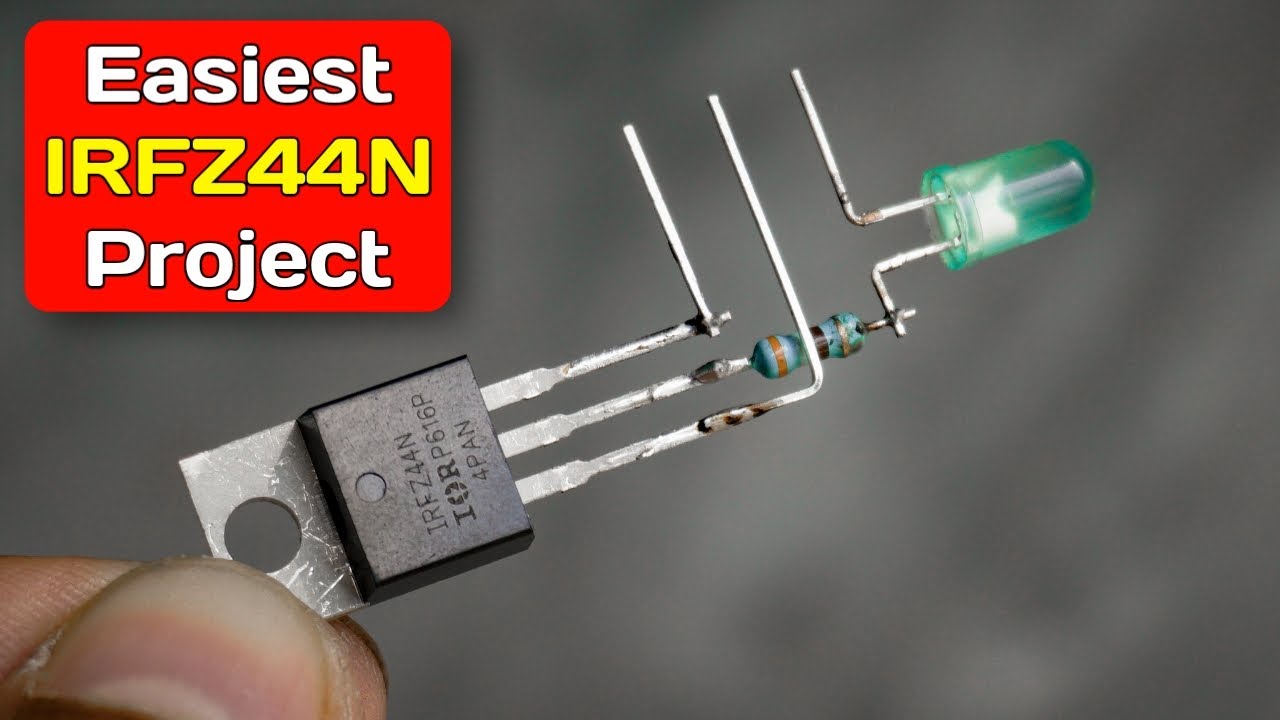 Easiest MOSFET Project For Beginners - YouTube