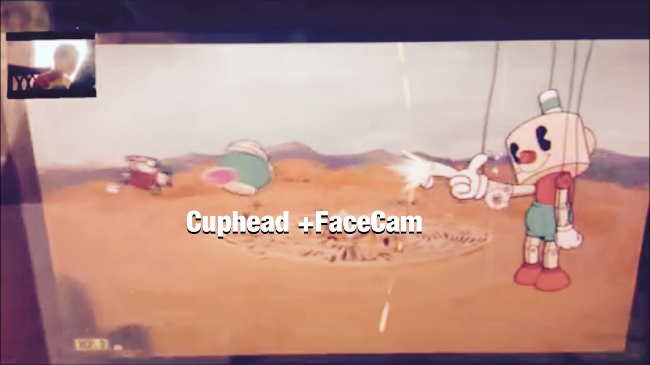 Beating Genie Boss in cuphead + Face cam... - YouTube