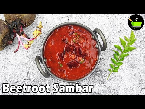Beetroot Sambar Recipe | Beetroot Huli | Beetroot Onion Sambar ...