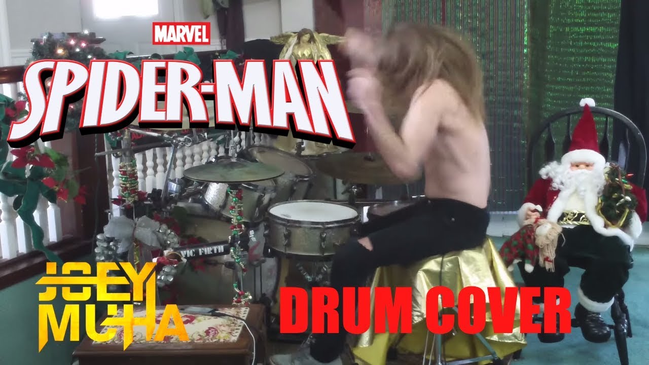 Spiderman Theme Song Drumming - JOEY MUHA - YouTube
