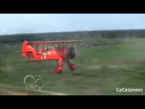 Rocky & Me dancing on an airplane wing!