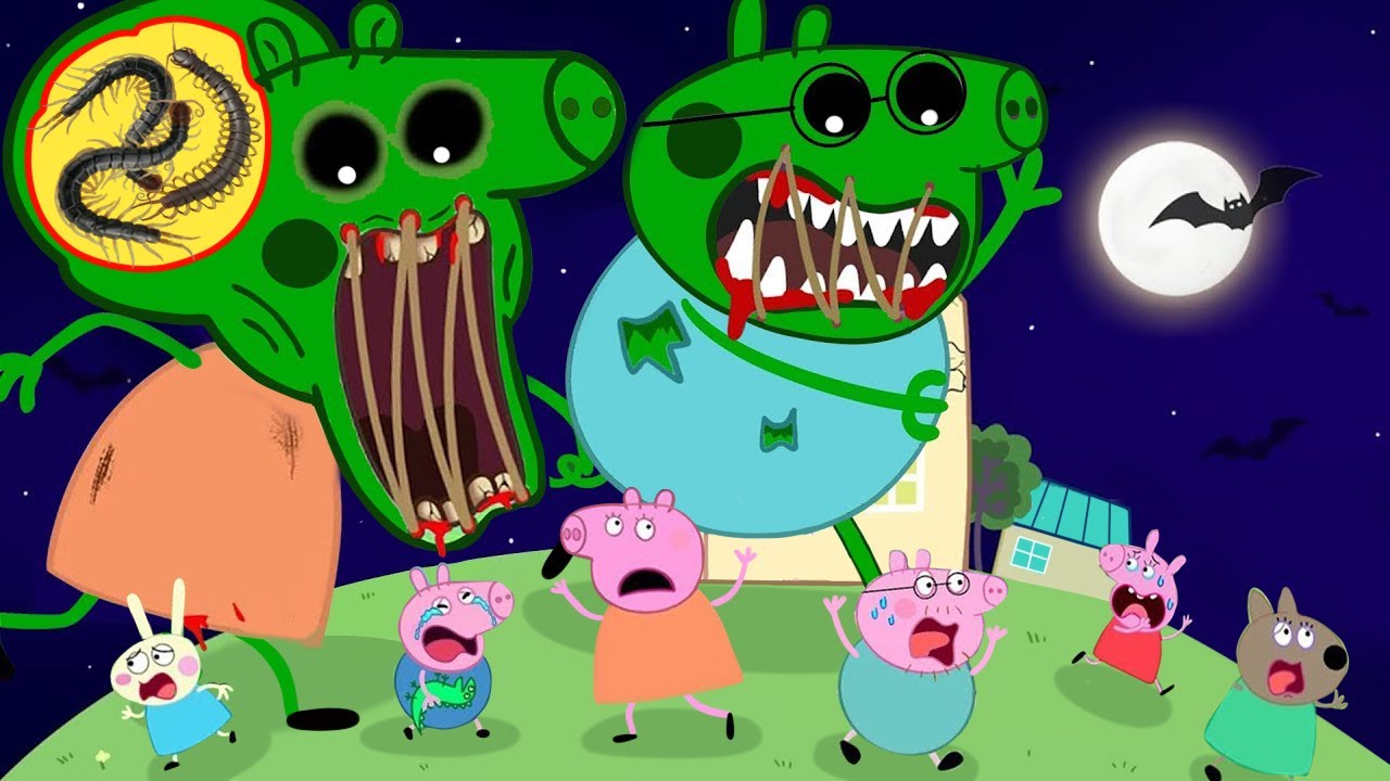 Peppa Zombie Apocalypse, Nightmare Zombie VS Peppa Pig Family | Peppa ...