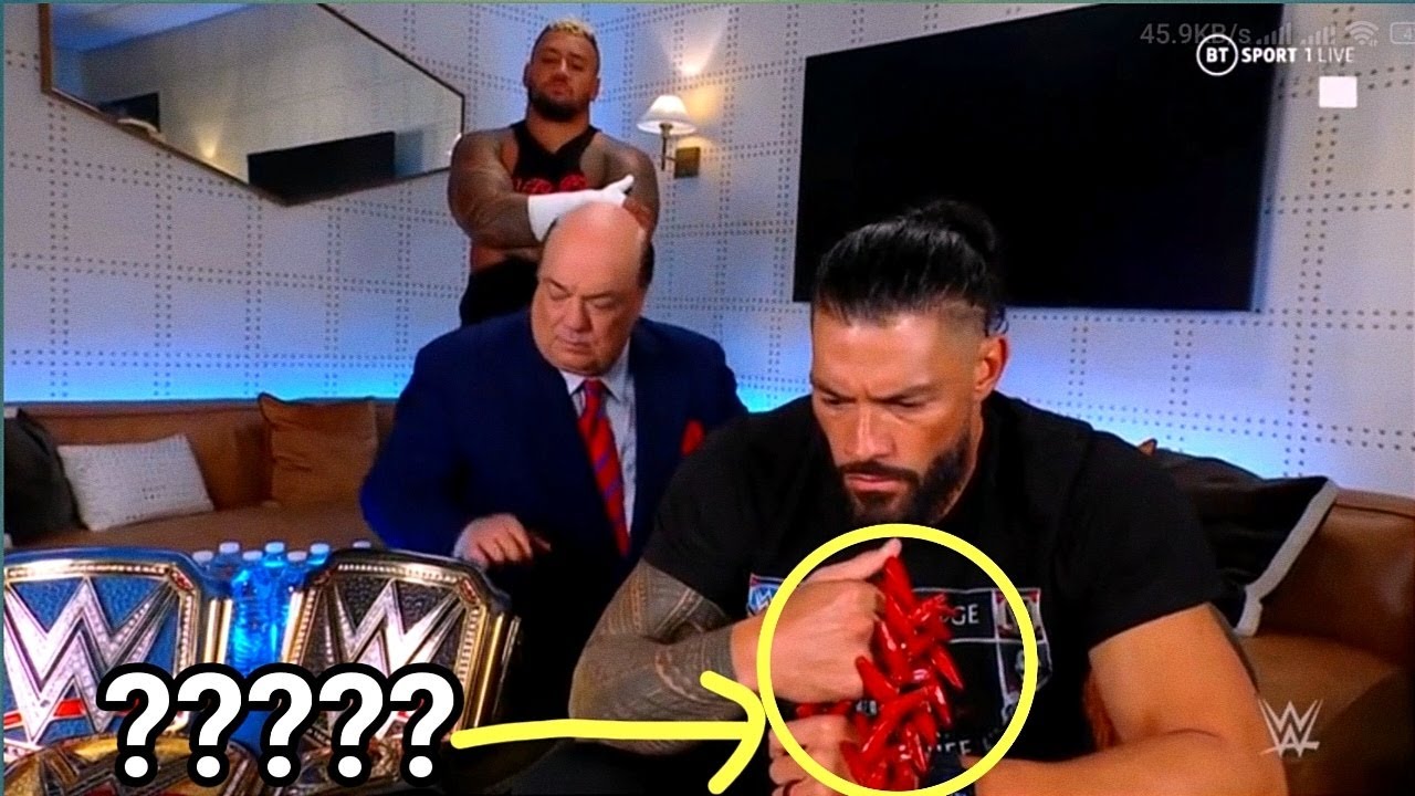What is the Necklace Roman Reigns wears? Reason behind Roman Reigns Red ...