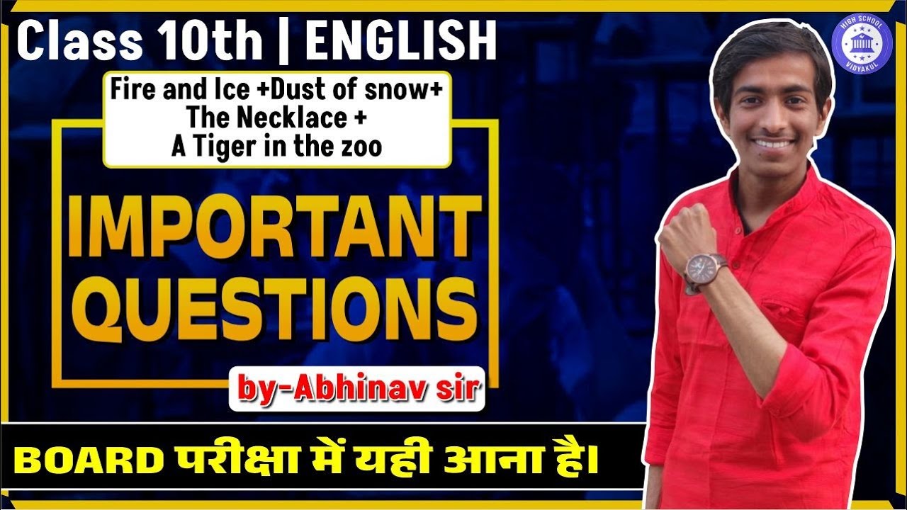 Class 10 English Important Questions Practice Based On Marathon Class class-10-english-important-questions-practice-based-on-marathon-class
