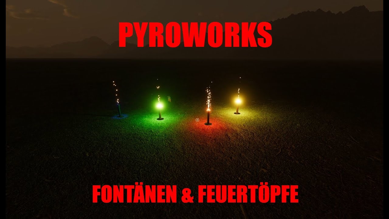 [SPECIAL] Pyroworks - Fontänen und Feuertöpfe - YouTube
