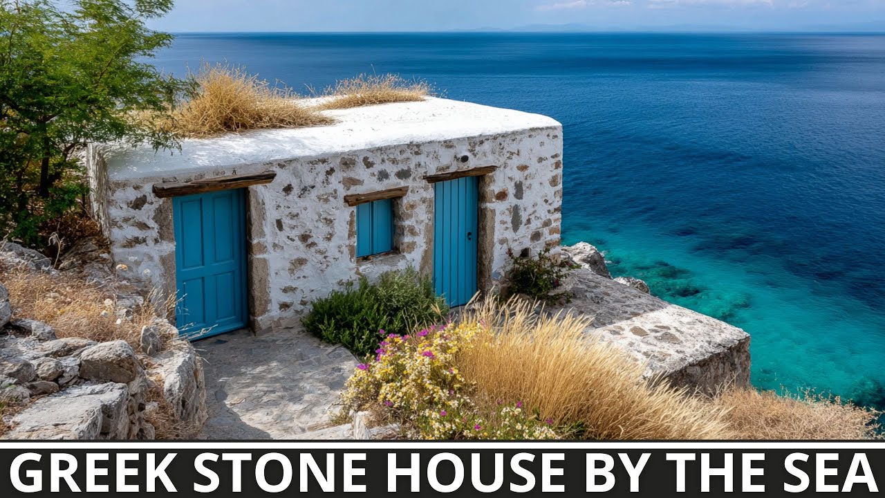 A Peaceful Greek Stone House by the Mediterranean – Simple, Timeless ...