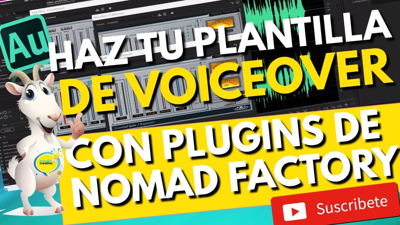 HAZ TU PLANTILLA VOICEOVER CON PLUGINS NOMAD FACTORY - YouTube
