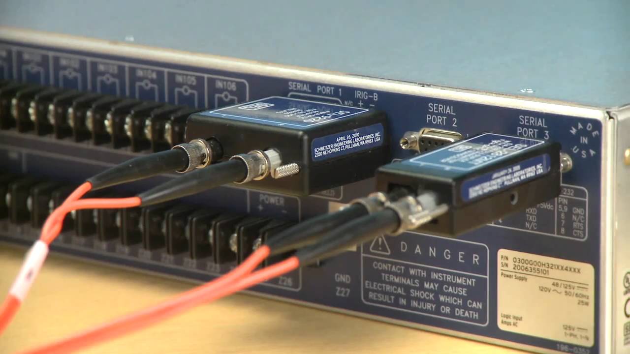 SEL-9220 Fiber-Optic Adapter - YouTube