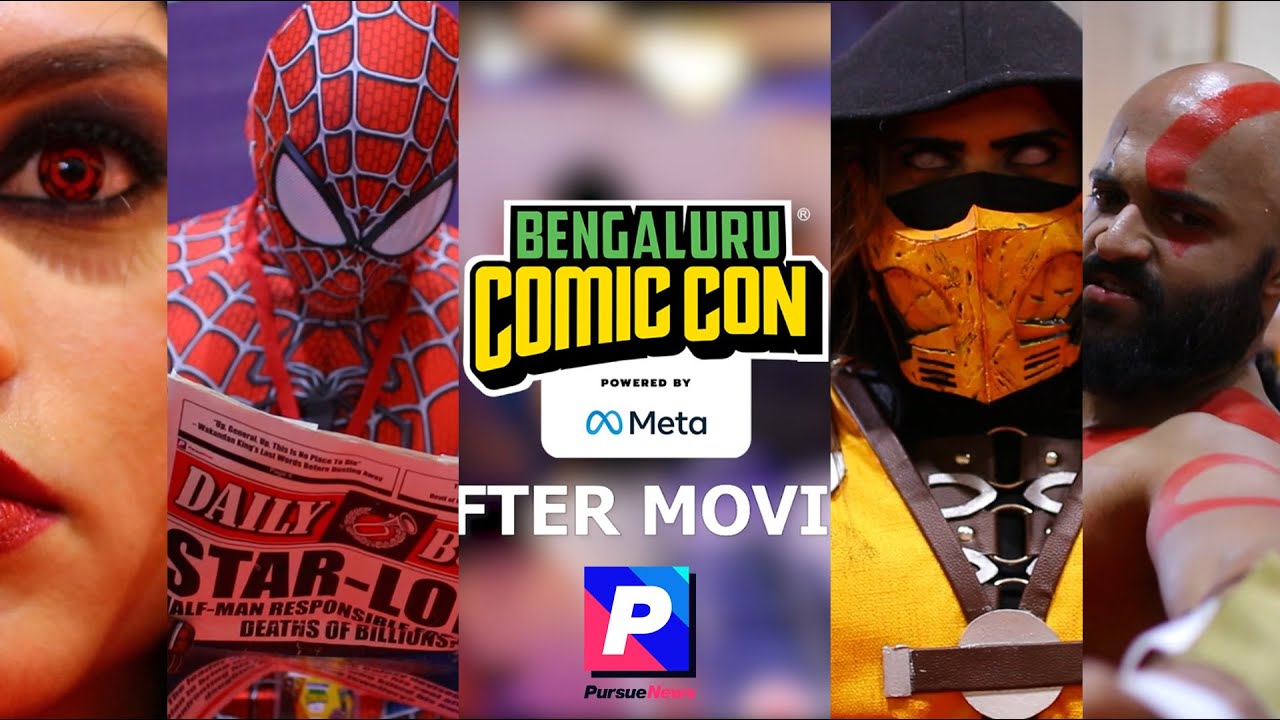 India's Bengaluru Comic Con 2022 Cosplay music video - Anime, Marvel ...