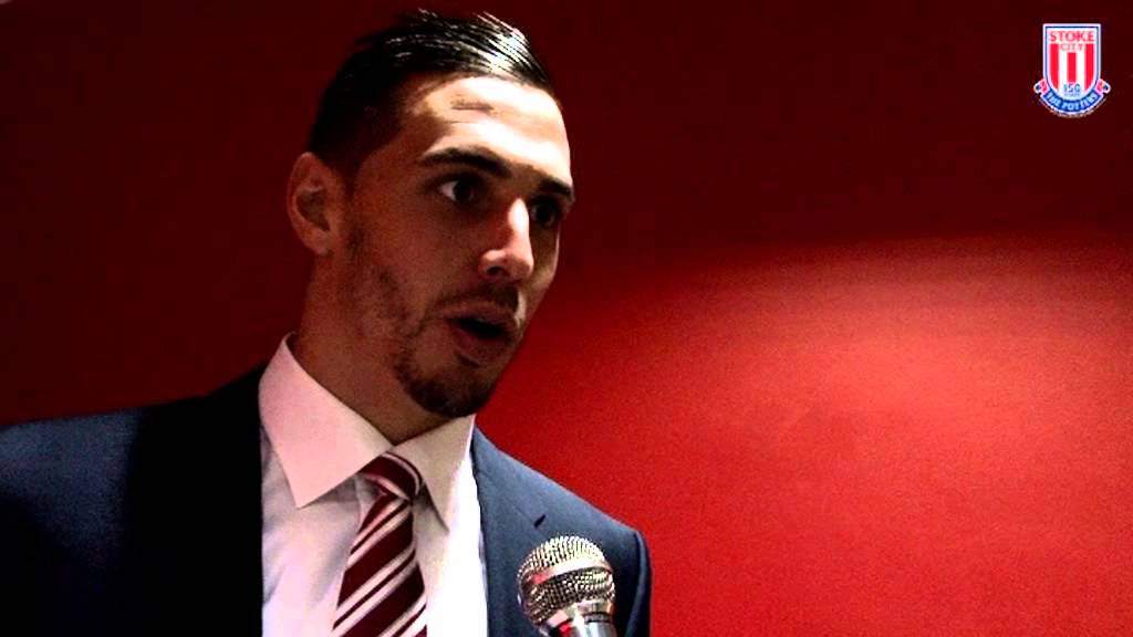 Geoff Cameron on first Stoke City goal - YouTube