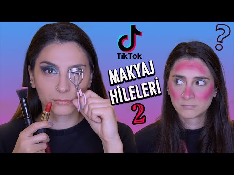 TikTok Makyaj Hilelerini Test Ettim !! Part 2