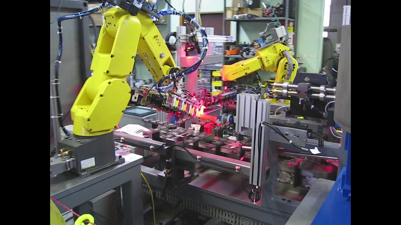 Fanuc Robots Car Seat Belt Locking Mechanism Assembly / Inspection ...