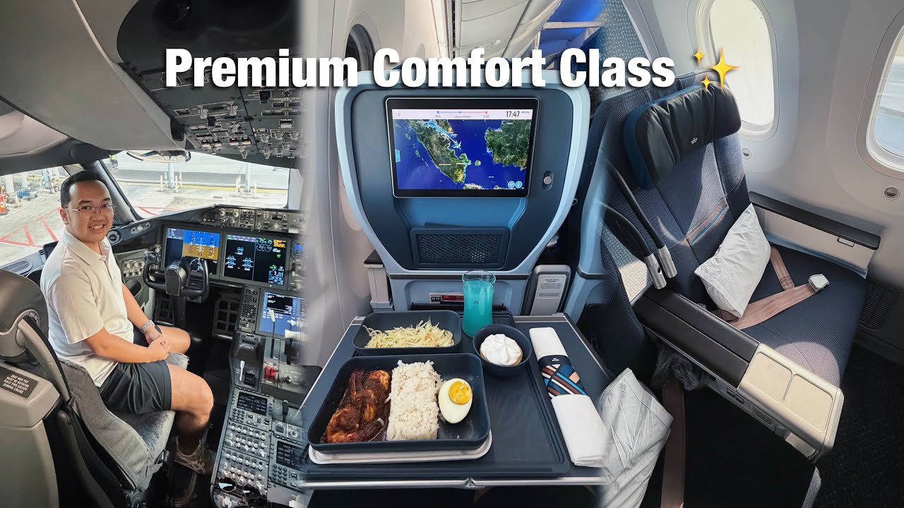 REVIEW KLM Premium Comfort Boeing 787-9 Dreamliner, Kuala Lumpur ...
