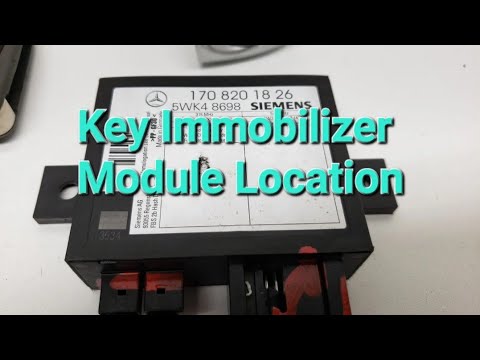 Chrysler Crossfire Key Immobilizer Location - YouTube