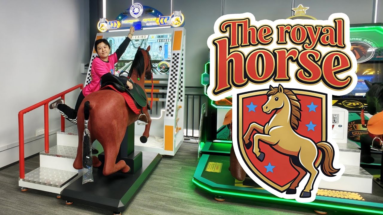Royal Horse Arcade Machine | Horse Riding Simulator Demo+Mechanical ...