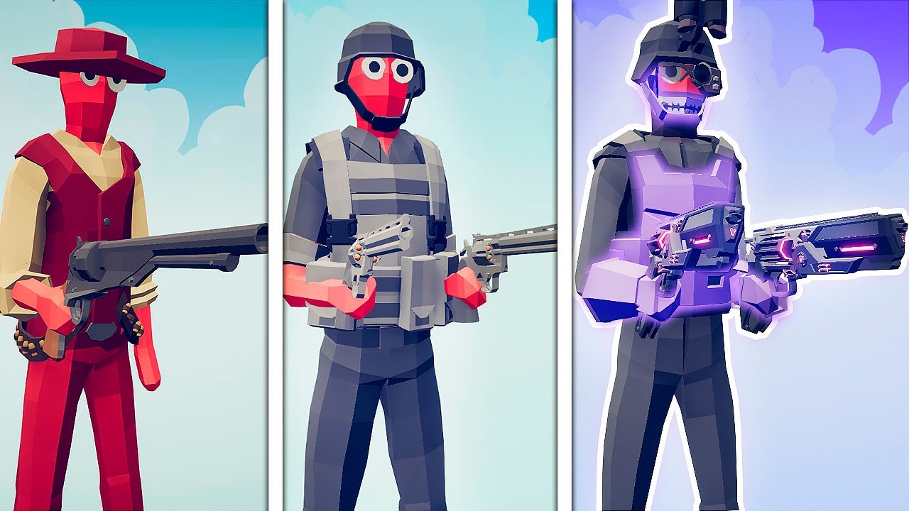 EVOLUTION OF FUTURE REVOLVER | TABS Totally Accurate Battle Simulator ...