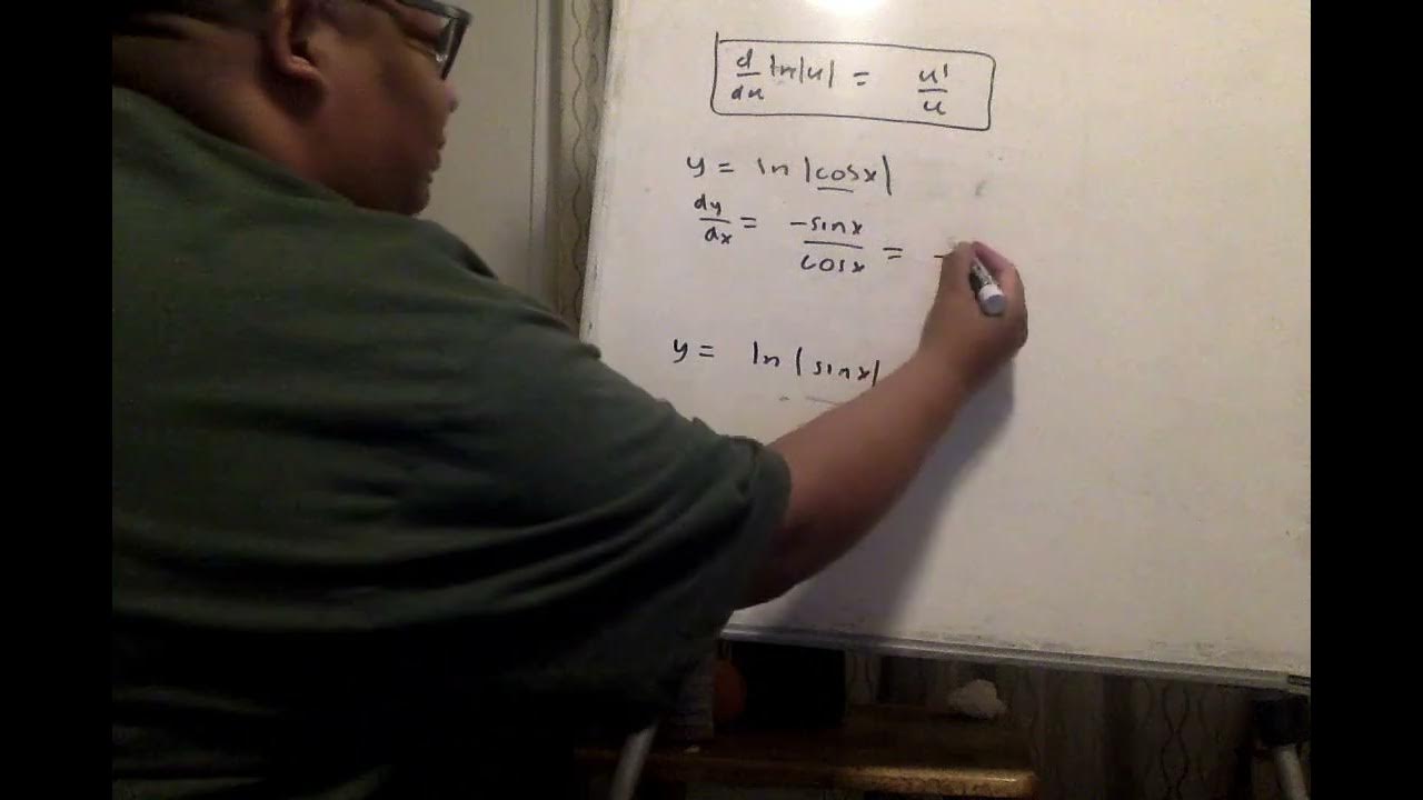 CALCULUS - DERIVATIVE OF LOG WITH ABSOLUTE VALUE ln|cosx| and ln|sinx ...
