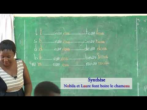 Étude du son o=au=eau, Nobila et Laure font boire le chameau, phase de ...
