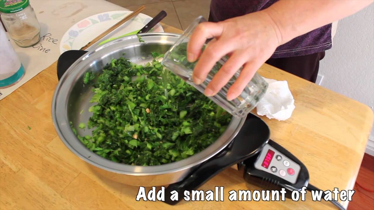 Stir-Fried Shen Li Hon with Edamame Beans and Bean Curd - YouTube