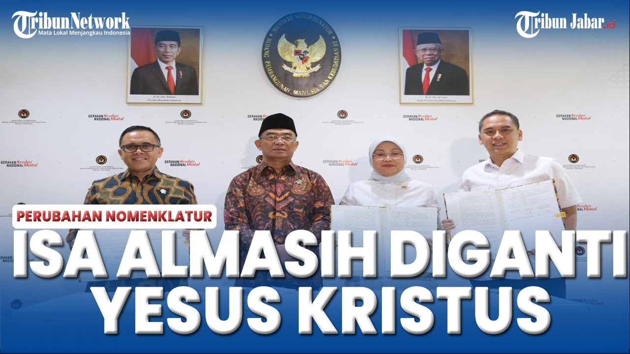 🔵Istilah Isa Almasih Diganti Menjadi Yesus Kristus, Perubahan ...
