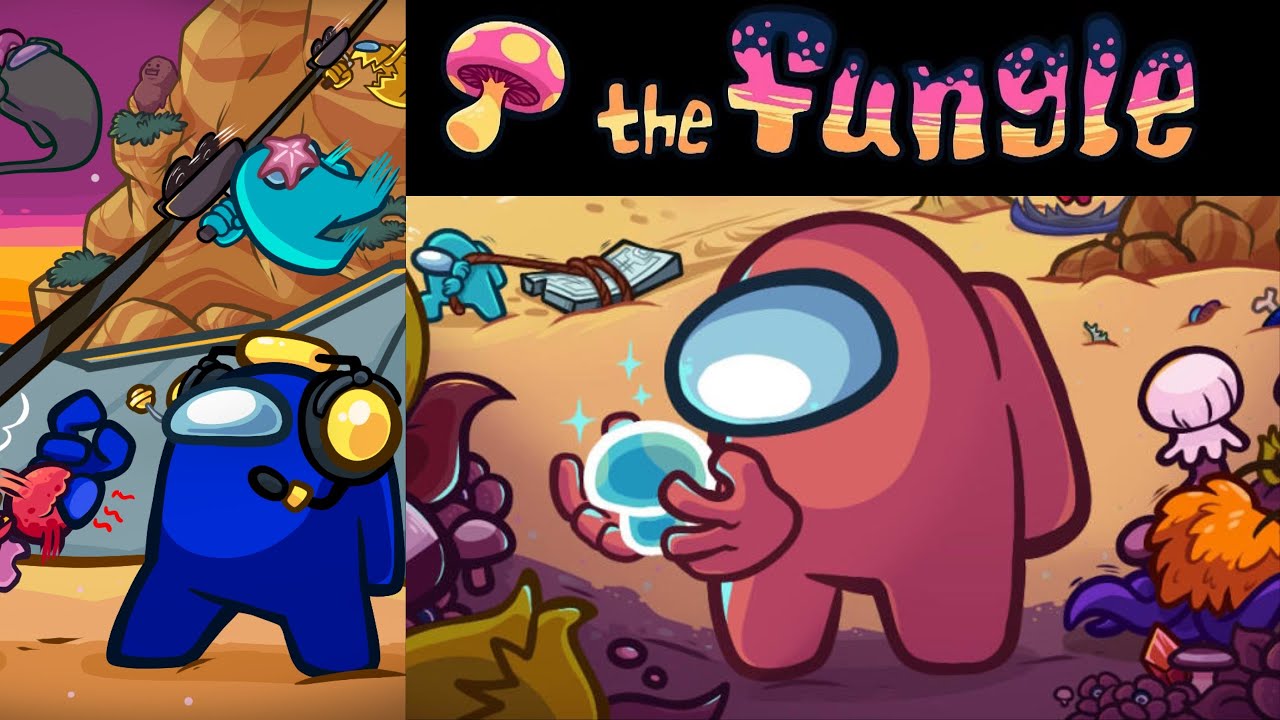 Among us | THE NEW MAP FUNGLE GAMEPLAY | Crewmate and inposter gameplay ...