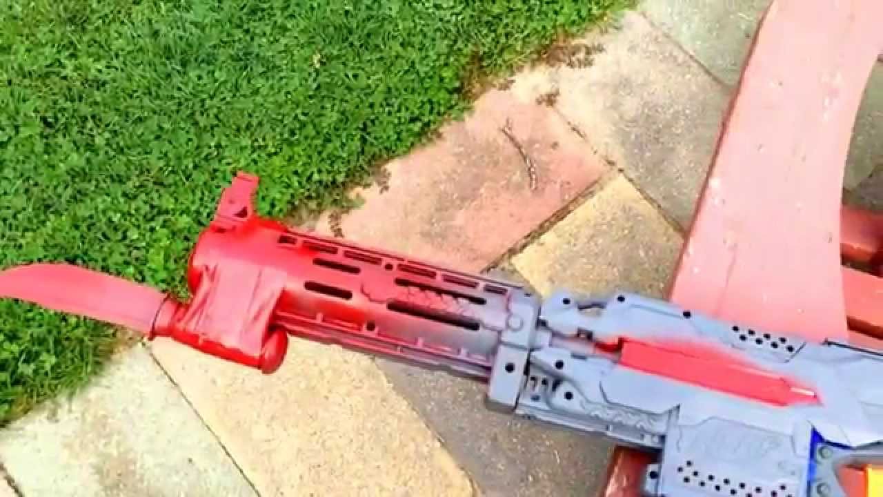 RED DEATH blaster complete! - YouTube