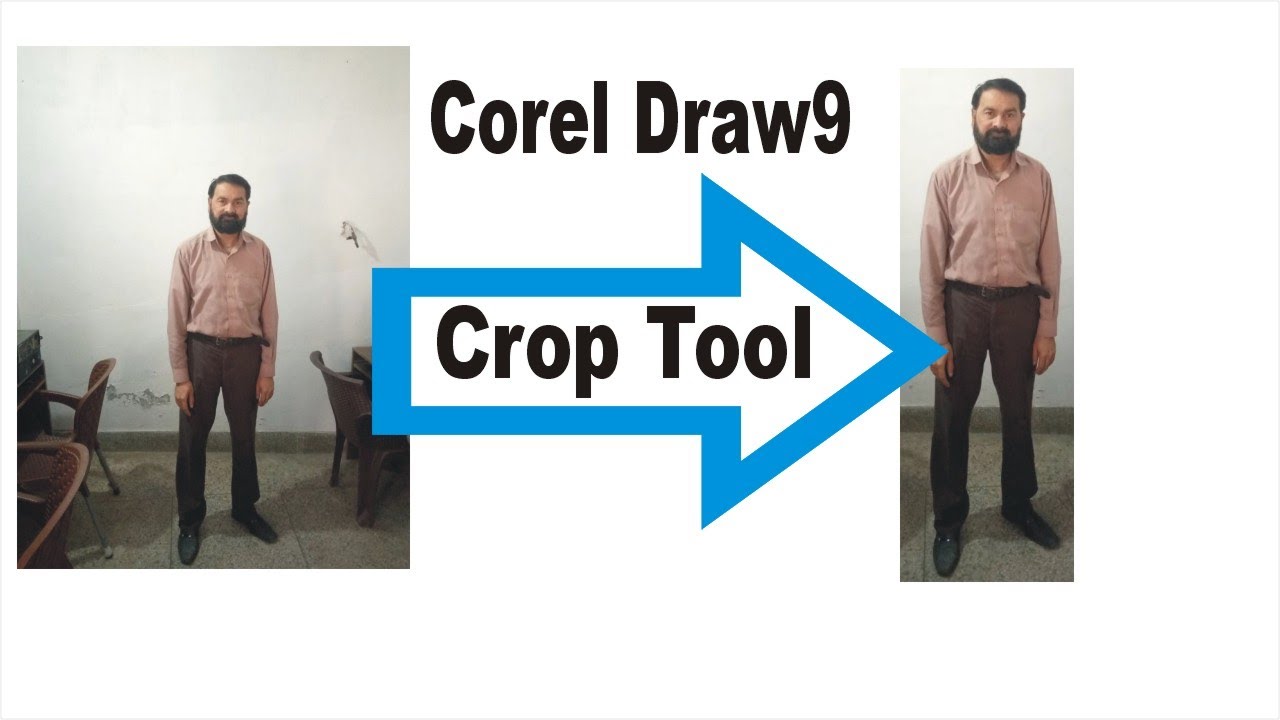Crop Tool Corel Draw 9 Lunar Computer College Youtube