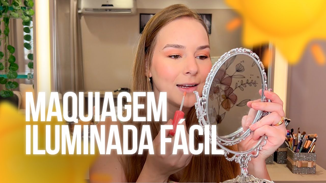 MAQUIAGEM ILUMINADA FÁCIL - YouTube