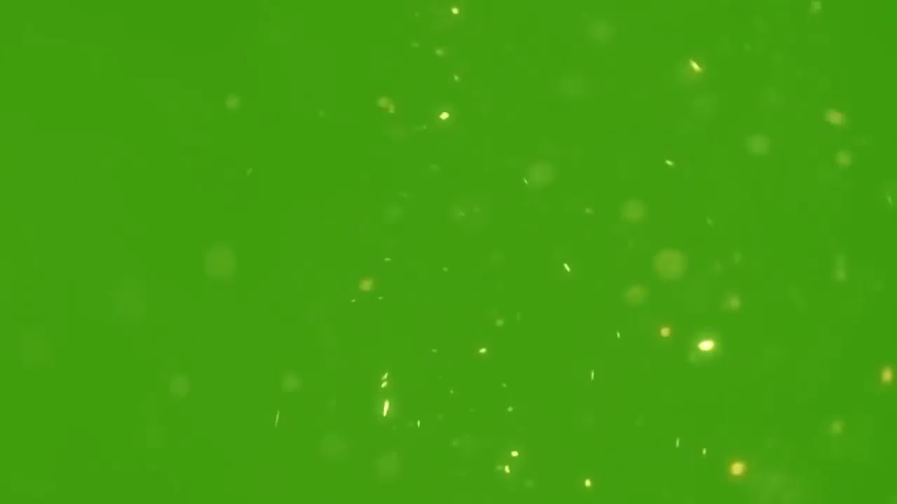 Green Screen Particles Effects - YouTube