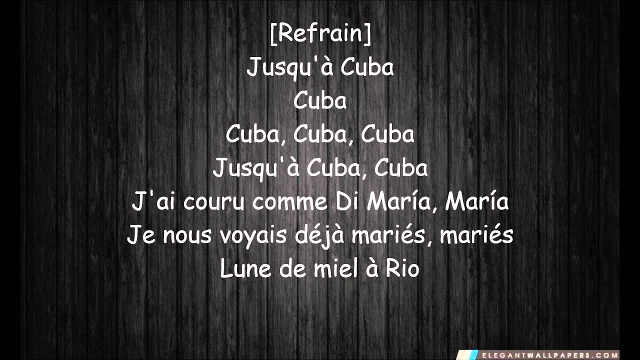 Lefa - Cuba Avec les Paroles - YouTube