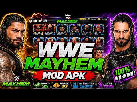 🔥 WWE Mayhem MOD APK 2026! (Unlimited Resources & All Unlocked, Free Shopping)