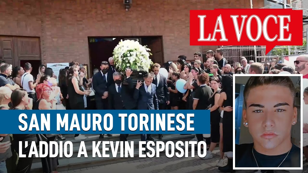 SAN MAURO TORINESE. L’addio a Kevin Esposito - YouTube