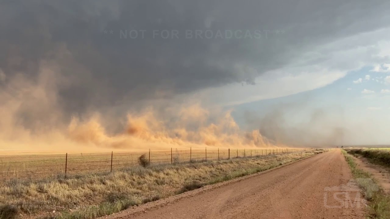 5-7-2020 Rotating Updraft Base North of Quanah, TX - YouTube