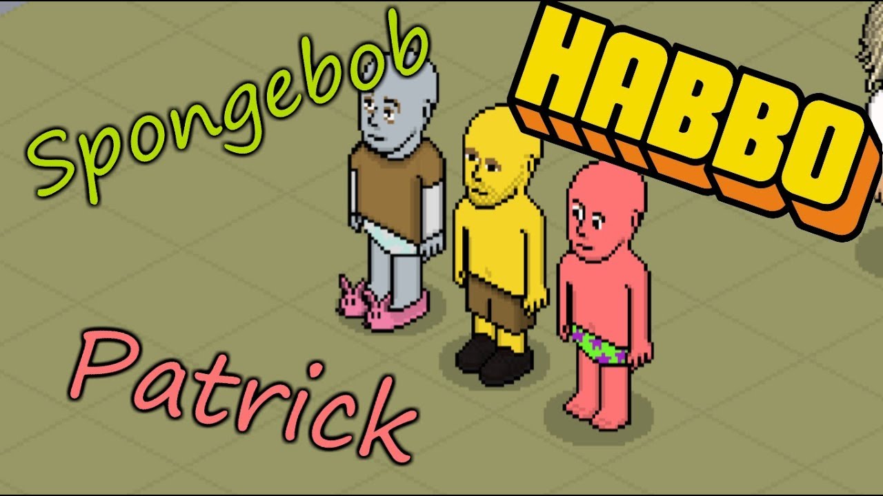 Habbo hotel Ft. Spongebob en Patrick - YouTube