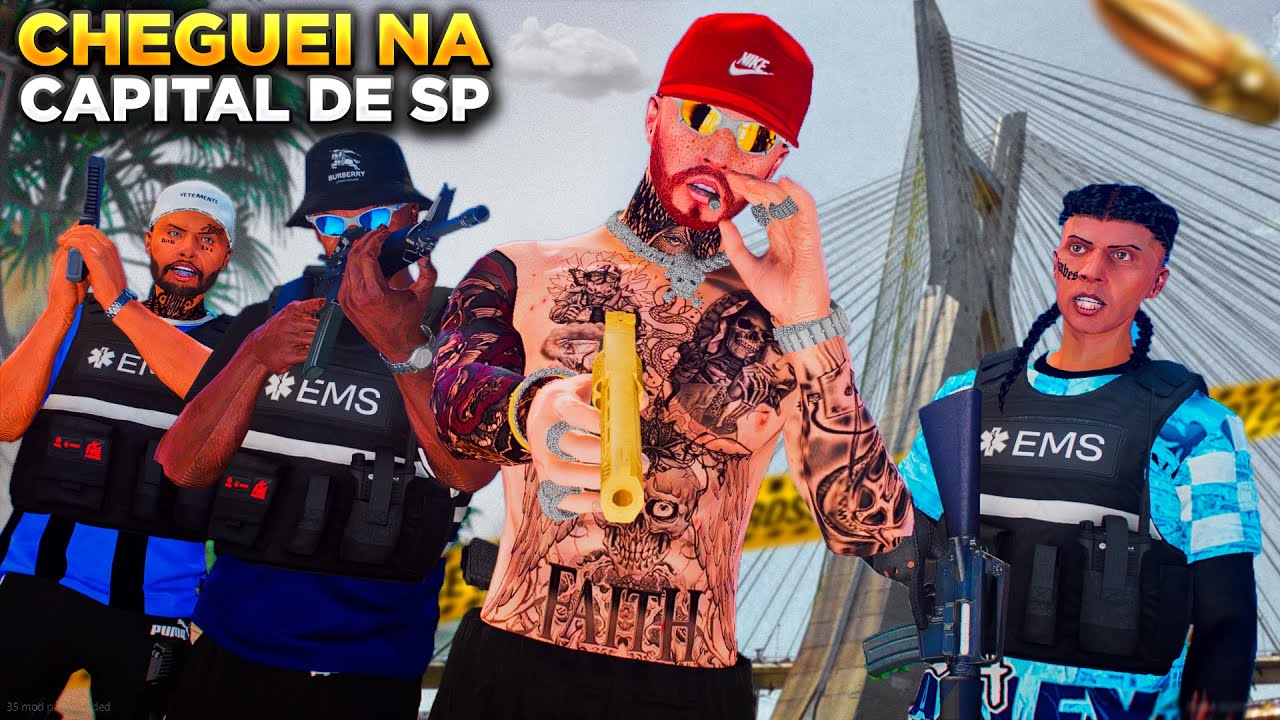 GTA V: VIDA DO CRIME | CAI NO GOLPE DOS CRIA 011! CHEGUEI EM SP E FUI MUITO MAL RECEBIDO👎 |#09 ...