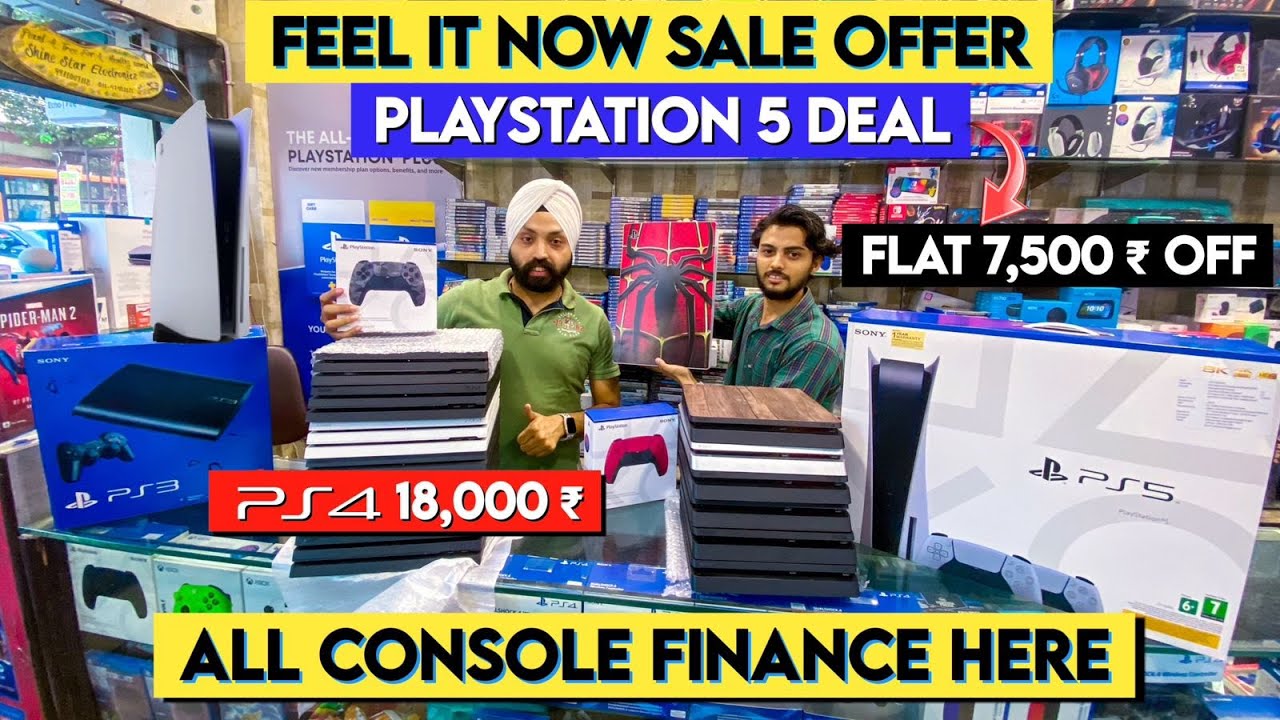 PS5 Feel It Now Deal Flat 7,500 Discount|PS4 Used 18,000 Only|All ...