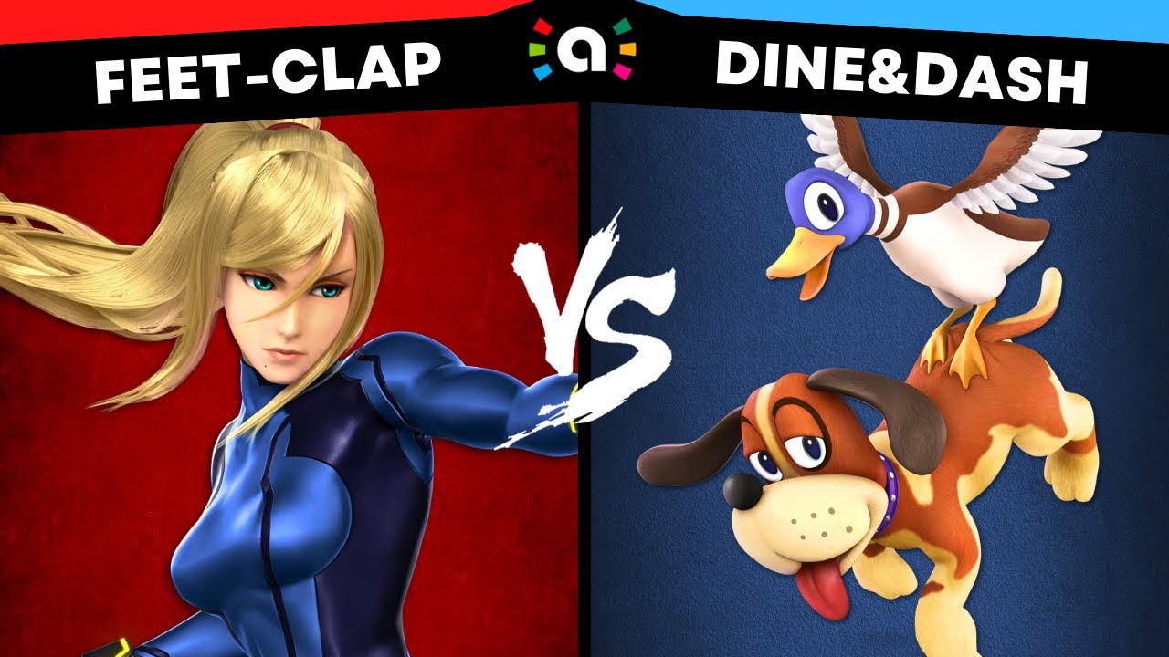Feet-Clap (Zero Suit Samus) vs Dine&Dash (Duck Hunt Duo) | Super Smash ...