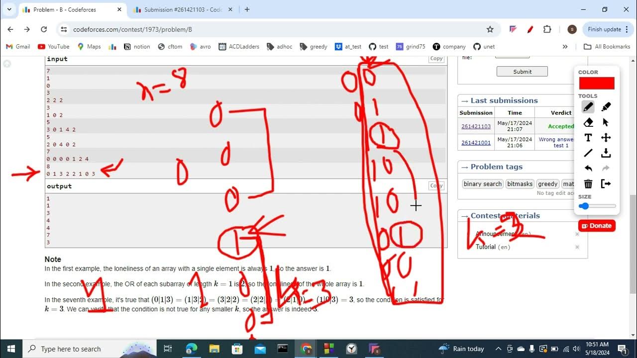 B. Cat, Fox and the Lonely Array || Codeforces Round 945 (Div 2) solution - YouTube