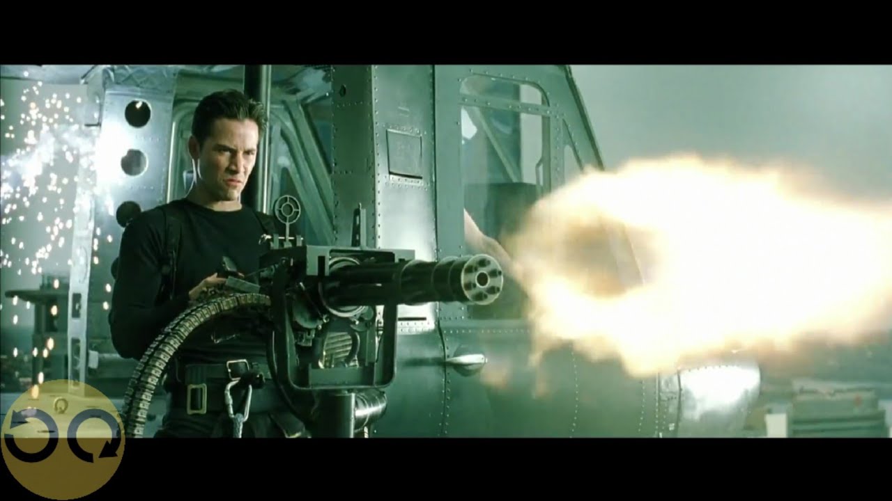 The Matrix | Gatling Gun | HD - YouTube