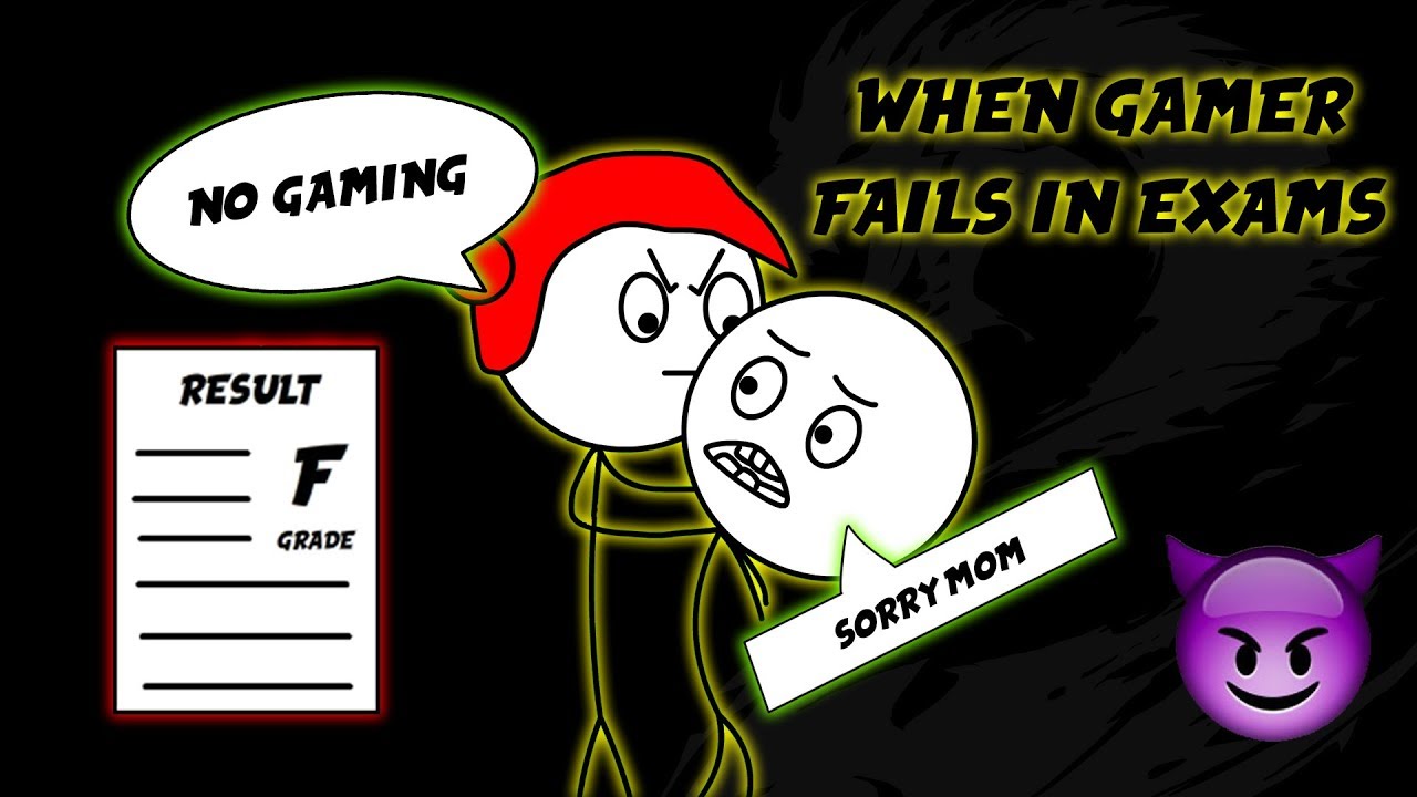 When A Gamer Fails In Exams - YouTube