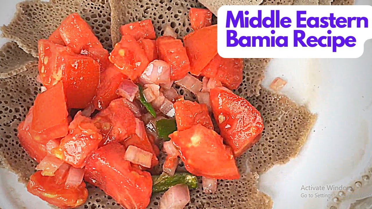 Okra Stew | Middle Eastern Bamia Recipe - Silver Man 2022 - YouTube
