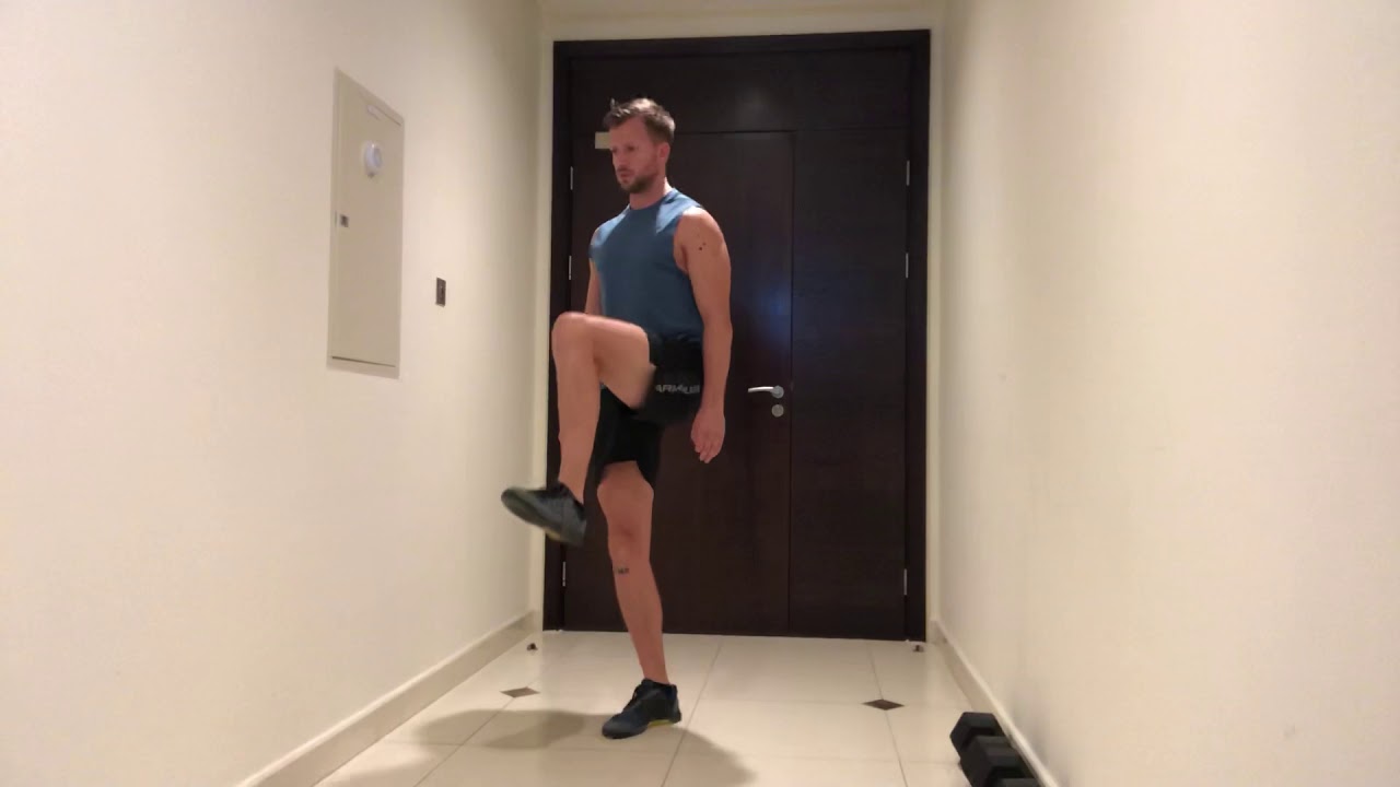 Single Leg Deadlift to High Knee - YouTube