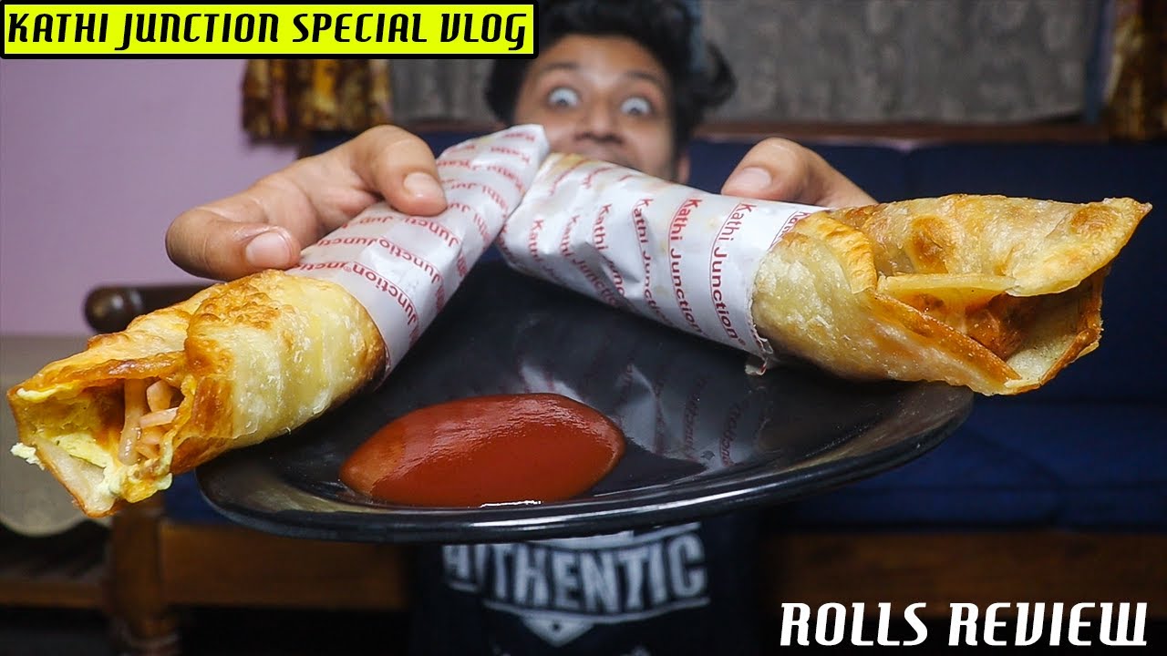 KATHI JUNCTION SPECIAL!!! Chicken Kali Mirch Roll & Double Egg Kathi ...